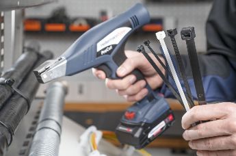 Outils de pose pour colliers de serrage : manuel, pneumatique, automatique | HellermannTyton