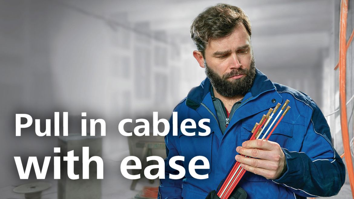 Tire-fil, solution d'installation électrique gain de temps | HellermannTyton